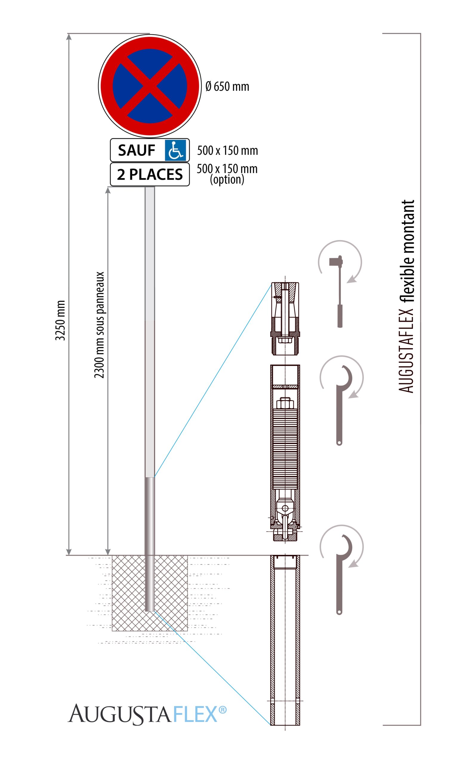 Poteau “anti-chocs” Augustaflex - Metropole Equipements